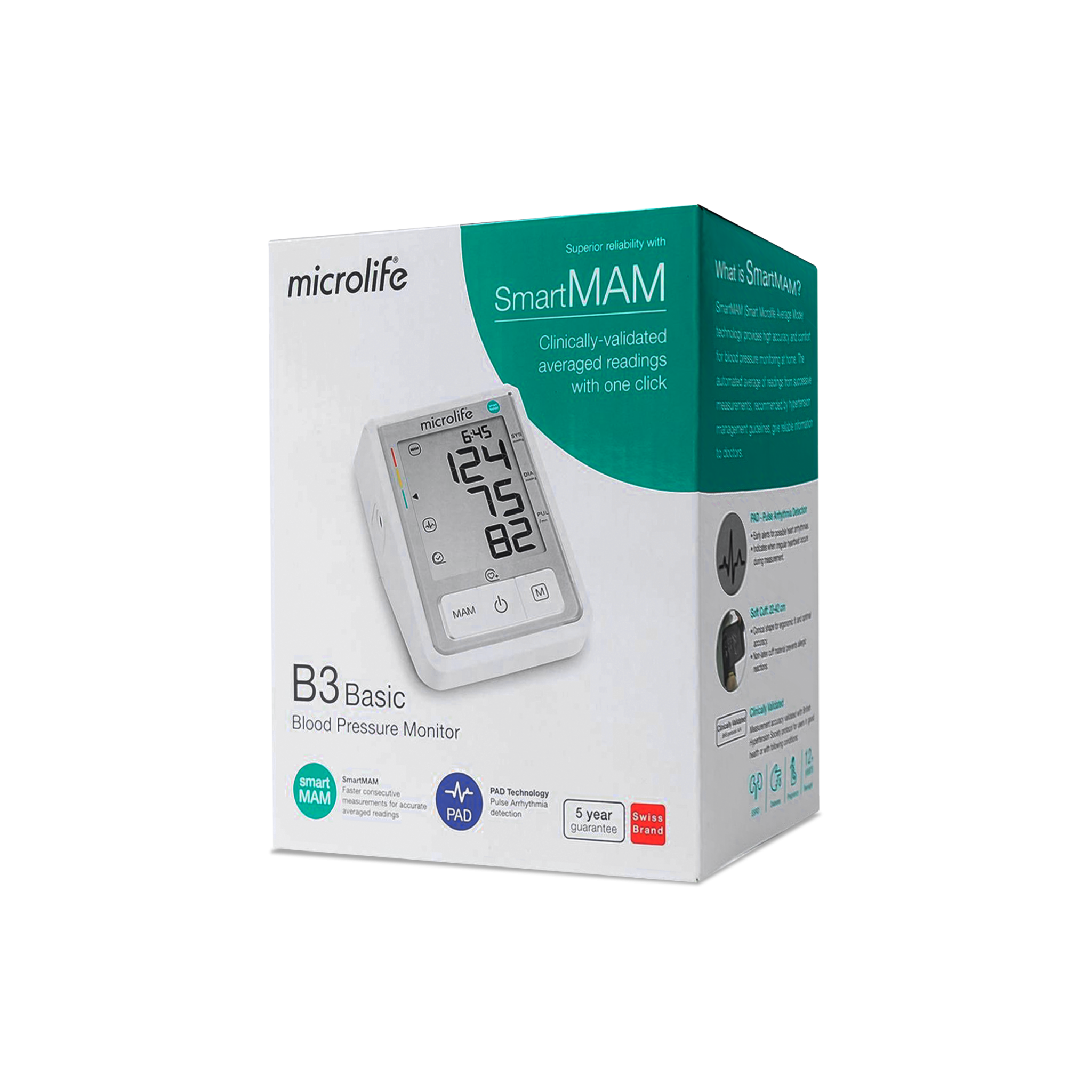 เครื่องวัดความดัน Microlife รุ่น B3 Basic – Microlife Thailand